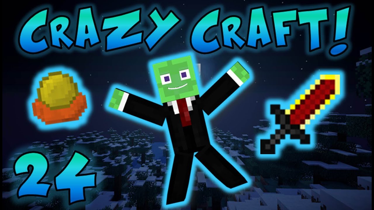 Minecraft: Crazy Craft Ep. 24 - EVIL BOUND SWORD ! - YouTube