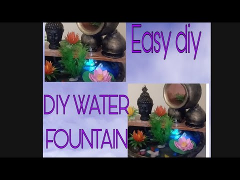 How to make Amazing awesome waterfall fountain | Water fountain at home ...