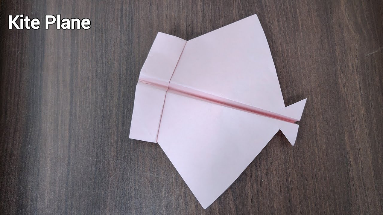 Flying Kite Plane, Origami Fish Plane, Kagaj ka Kite Plane Craft, How ...