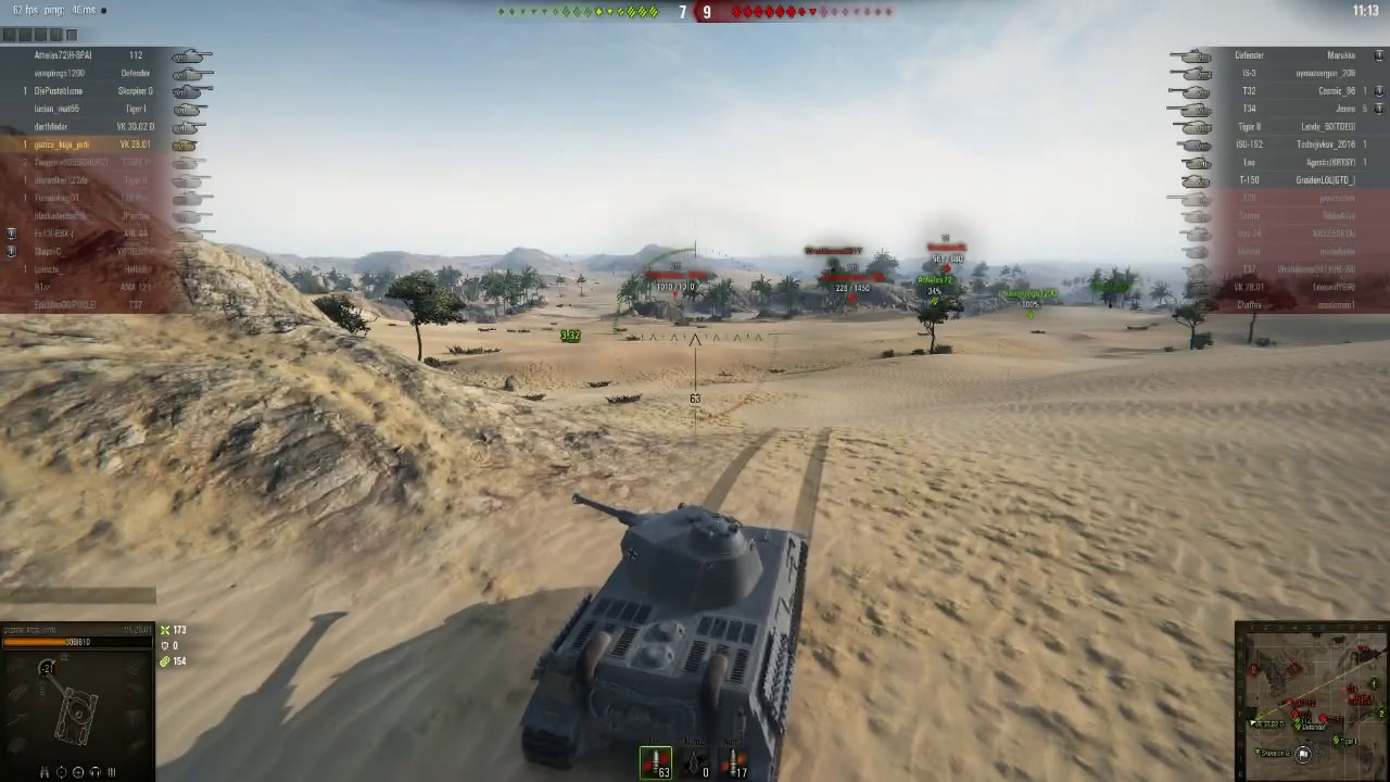 World Of Tanks VK 28 01 Gameplay - YouTube