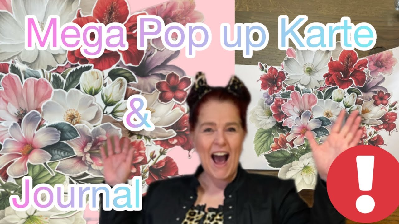 Craft update ️ Mega Pop up Karte ️und Pop up Journalseite ️ anschauen ️ WOW ️ - YouTube
