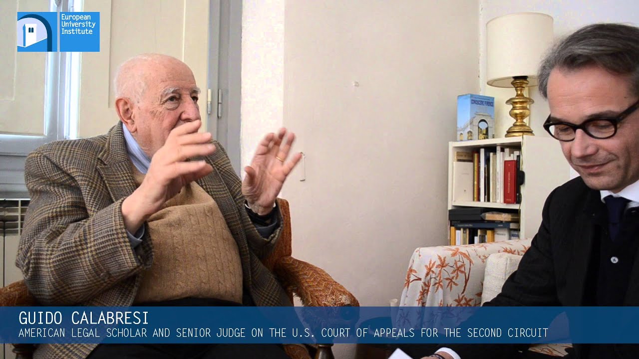 EUI Interviews: Professor Guido Calabresi, U.S. legal scholar and ...