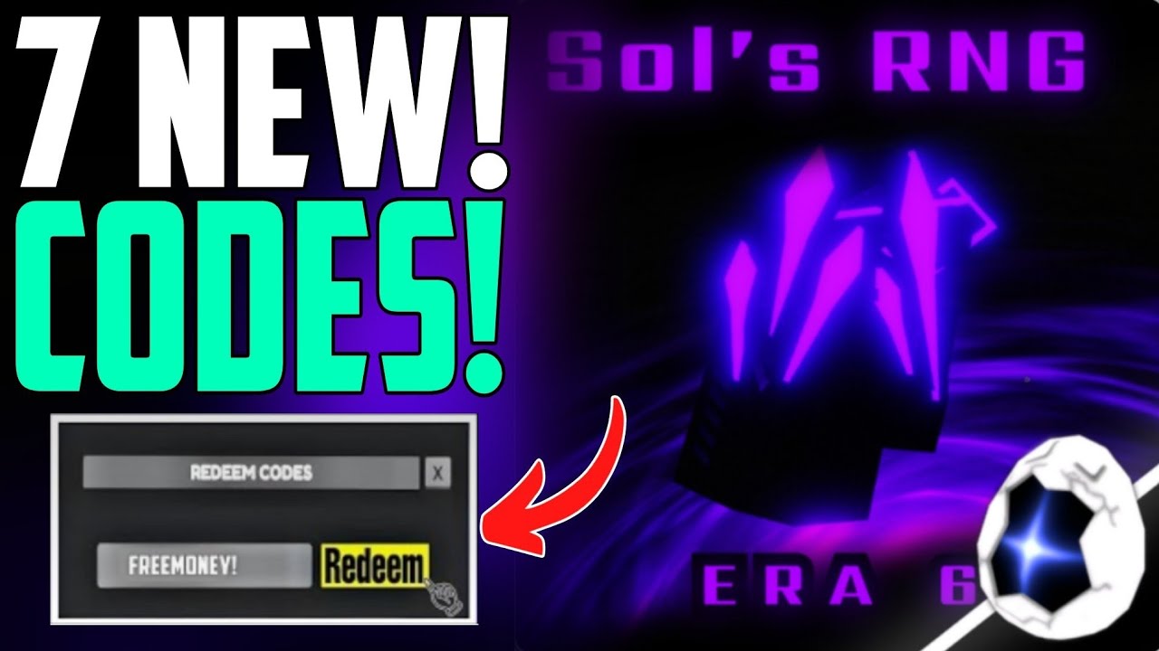 ⚡UPDATE CODES⚡SOLS RNG CODES - CODES FOR SOLS RNG IN ROBLOX - SOLS CODE ...