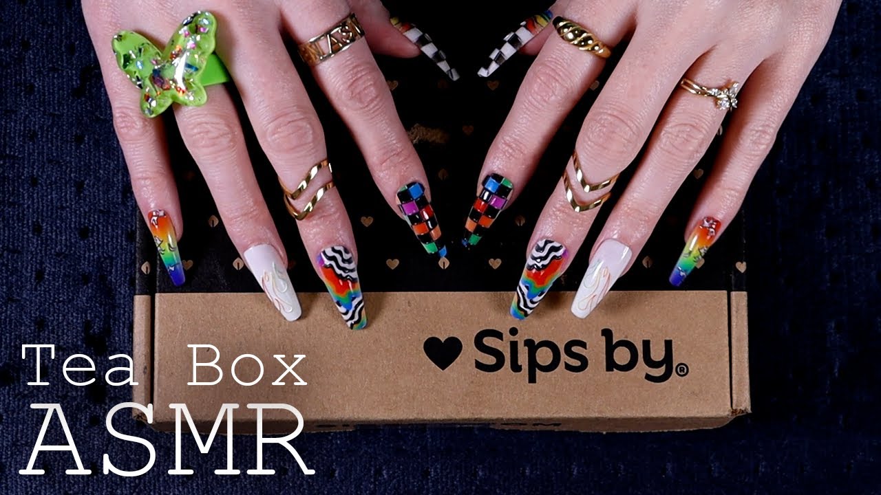 ASMR Sips By Tea Unboxing *NO TAPPING* (🎧 soft spoken, tracing ...