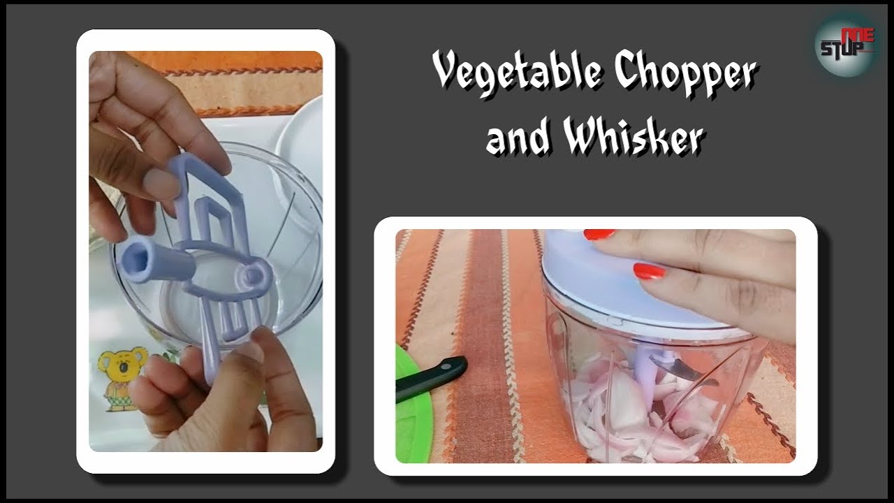 Manual Chopper and Whisker - YouTube