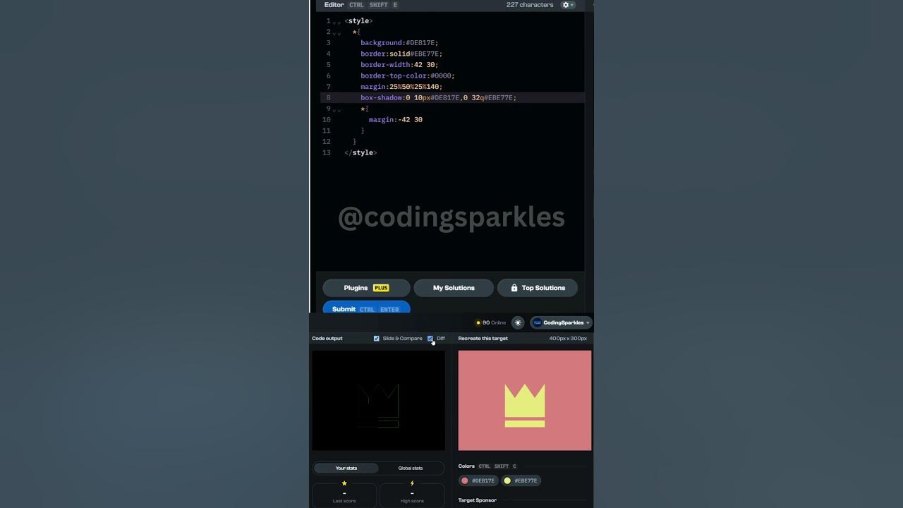 CSS Battle Daily Targets: January 14, 2025 🔥 | #cssbattle #html #css #shorts - YouTube