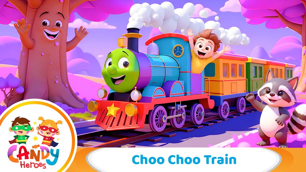 Choo Choo Train 🚂 | Fun Kids Song & Animated Adventure | Candy Heroes ...