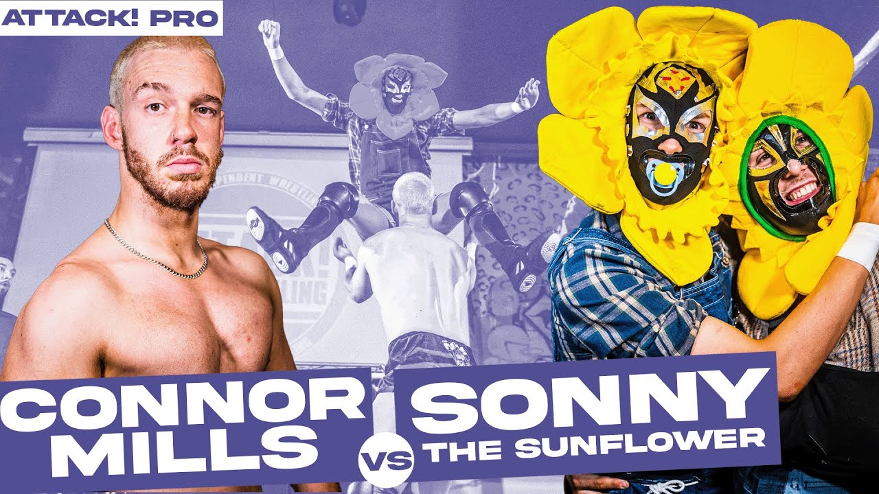 FREE MATCH - Sonny the Sunflower vs Connor Mills (ATTACK! Pro) - YouTube