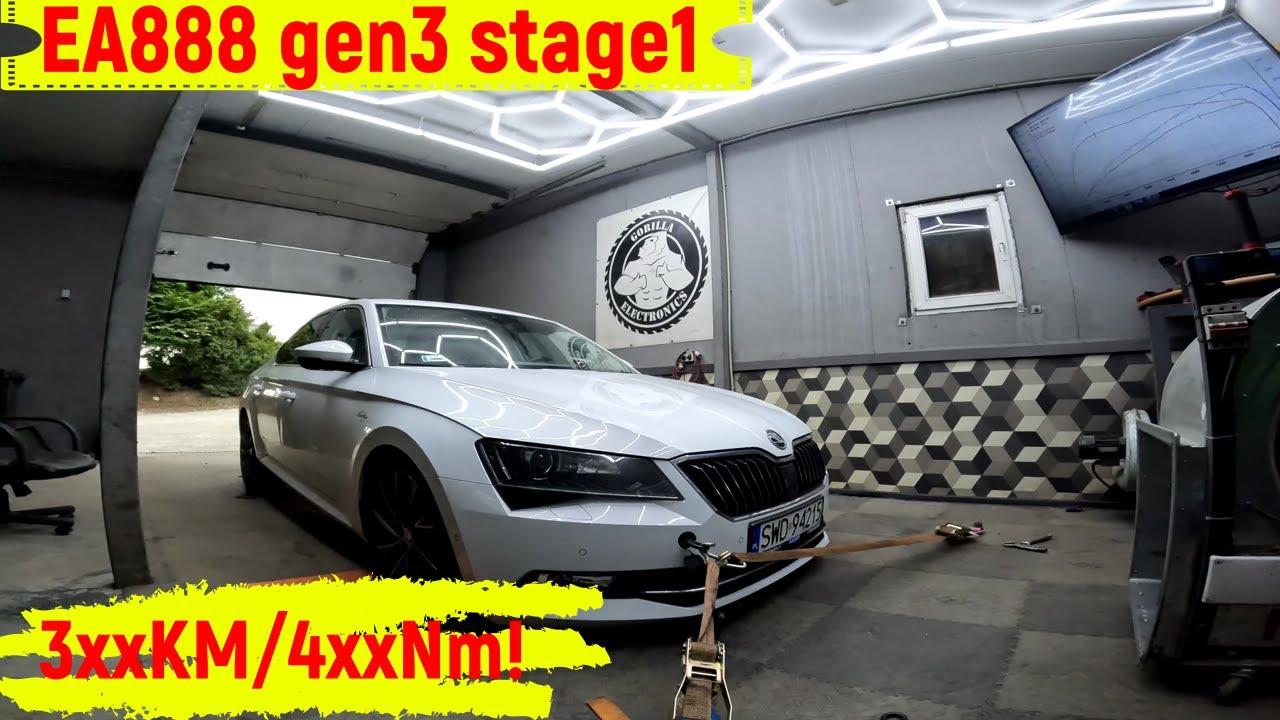 Chiptuning Skoda Superb 2.0TSI CXDA stage1 // EA888 - YouTube