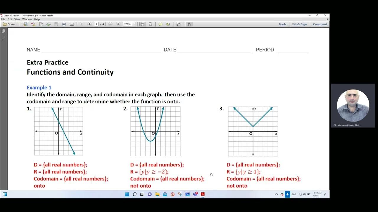 Functions and Continuity - YouTube