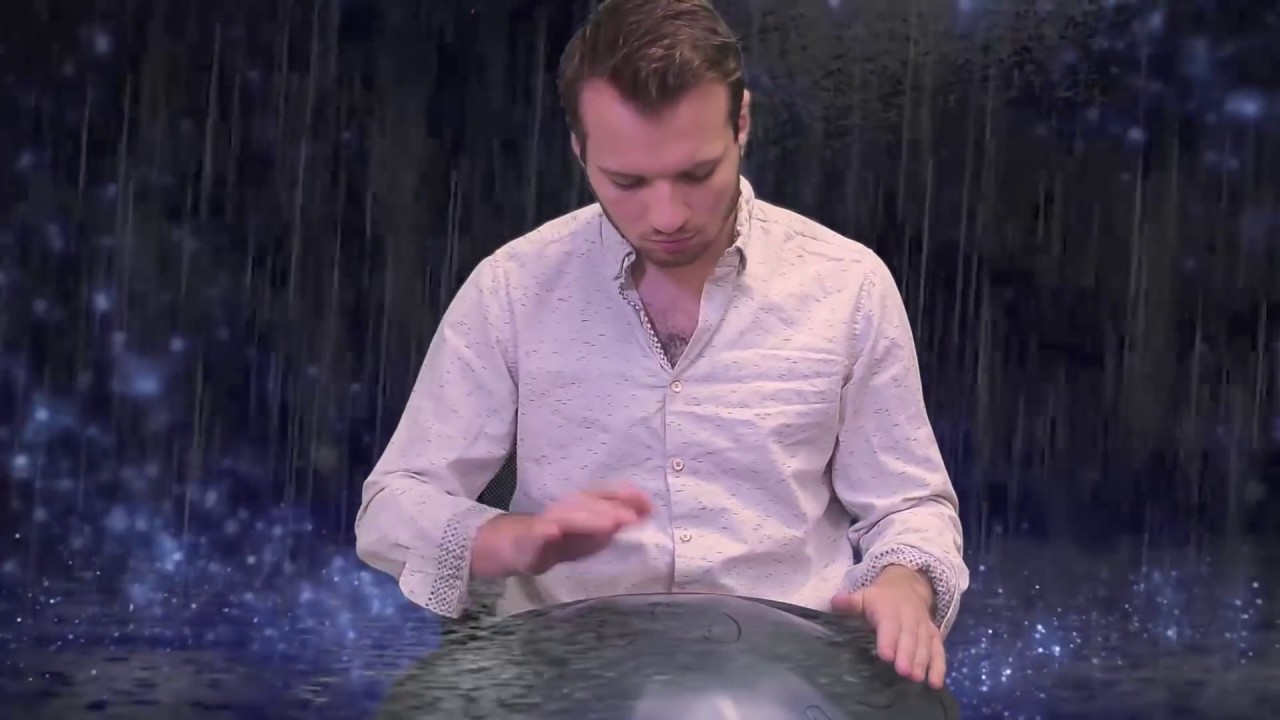 Steel Tongue Drum Music in the Rain with Chimes for Sleep - YouTube Music