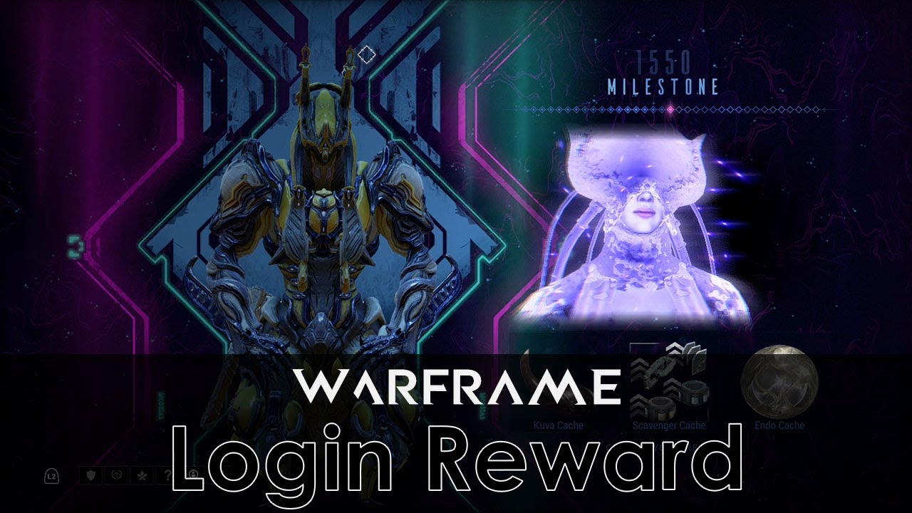Warframe - Day 1550 Login Reward - YouTube