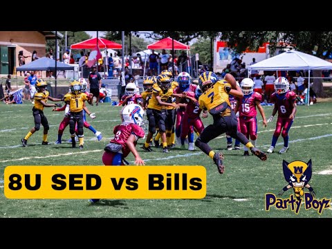 8U SED Wolverines vs Bills 32-0 TexaSports Mansfield TX - YouTube