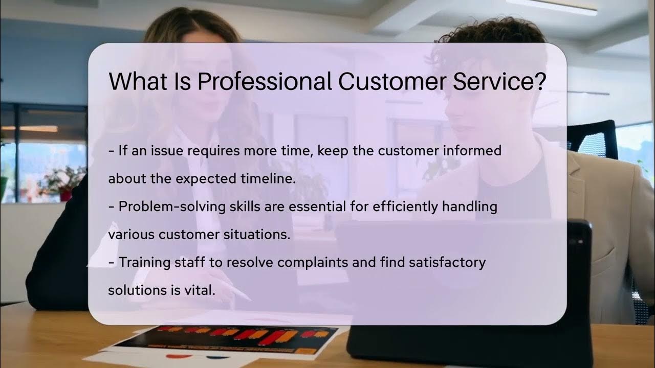 What Is Professional Customer Service? - BusinessGuide360.com - YouTube