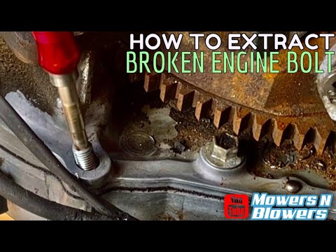 HOW TO REMOVE EXTRACT A BROKEN ENGINE SUMP BOLT USING EASY OUTS LEFT ...