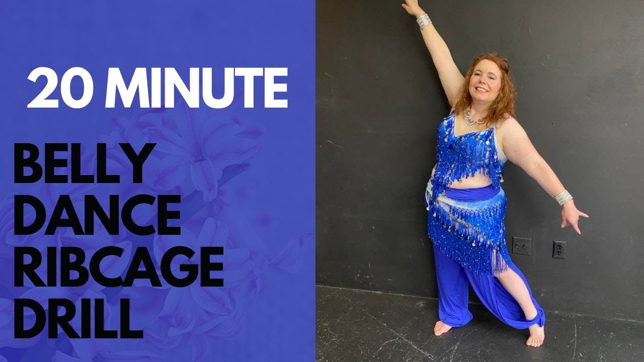 20 Minute Beginner Belly Dance Ribcage Drill - YouTube