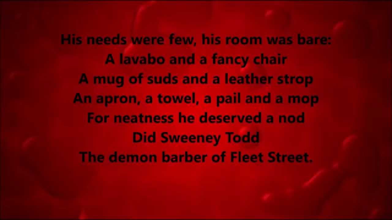 Sweeney Todd Quotes