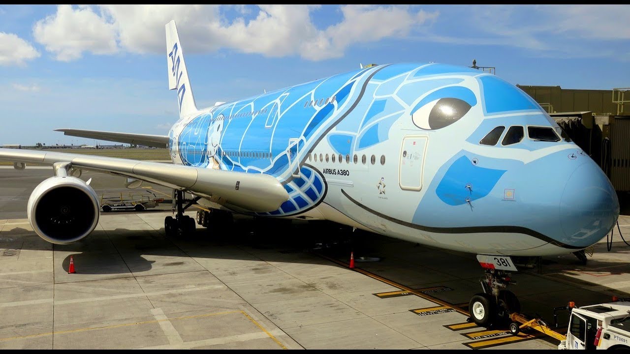 [Flight Report] ANA | Honolulu Tokyo | Airbus A380 | Business - YouTube