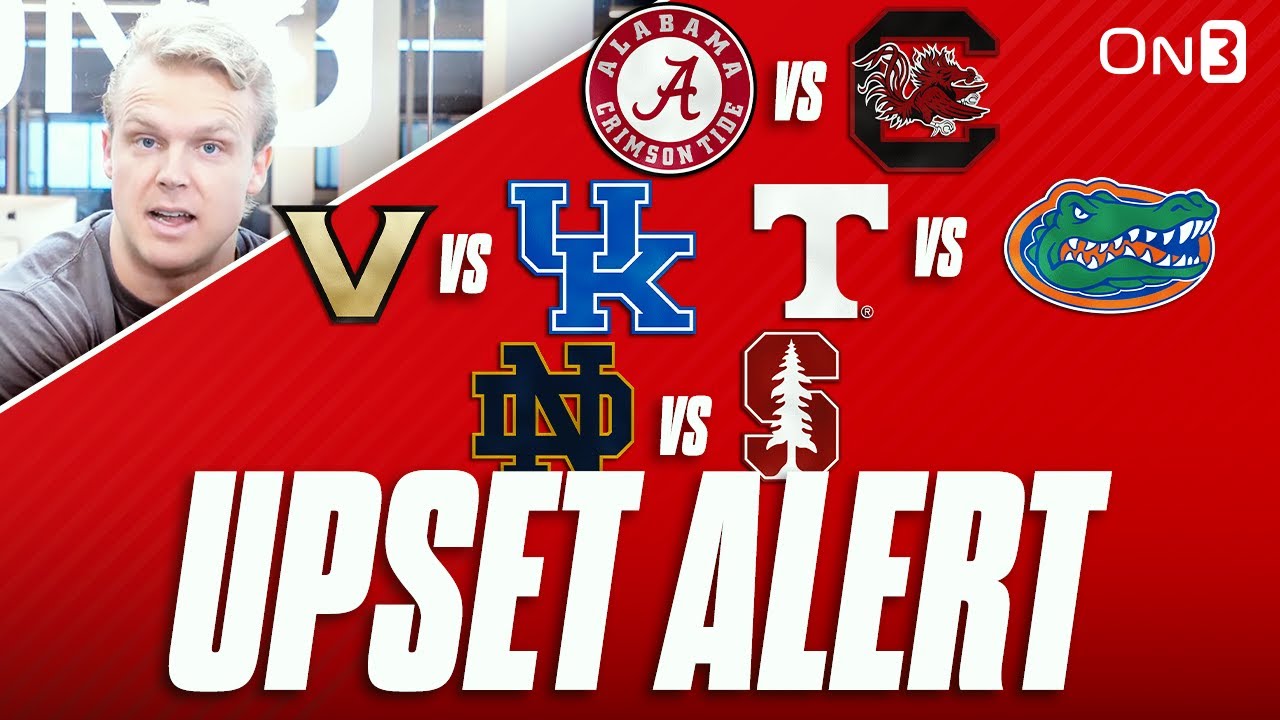 Who's On UPSET ALERT For CFB Week 7? | Tennessee vs Florida, Alabama vs ...