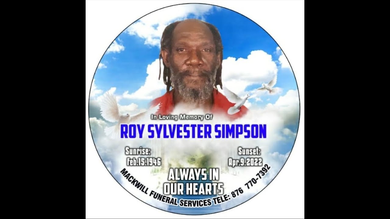 Roy simpson aka jacket sleeve funeral service - YouTube