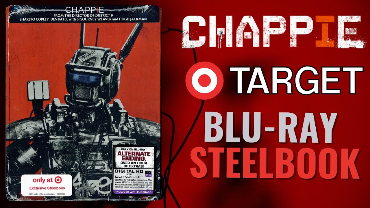 Chappie Target Exclusive Blu-ray Limited Edition Steelbook | Released ...