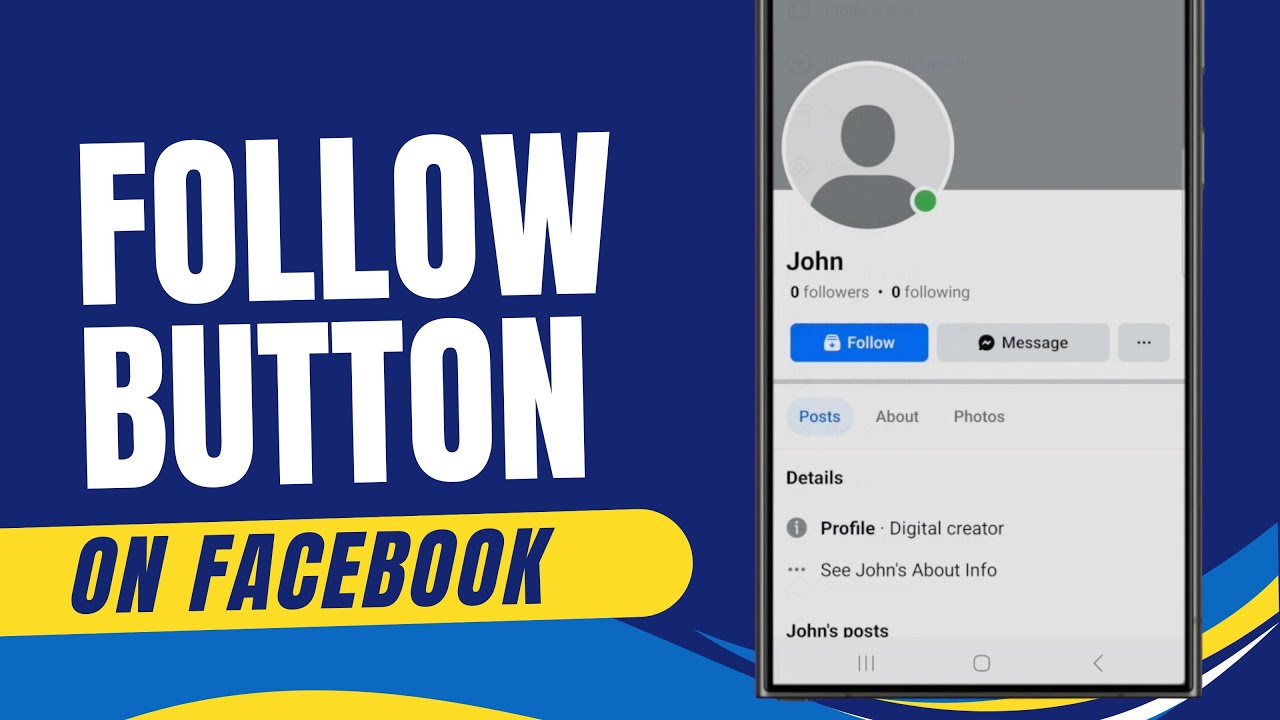 How to Add Follow Button on Facebook Profile | New Method (2025) - YouTube