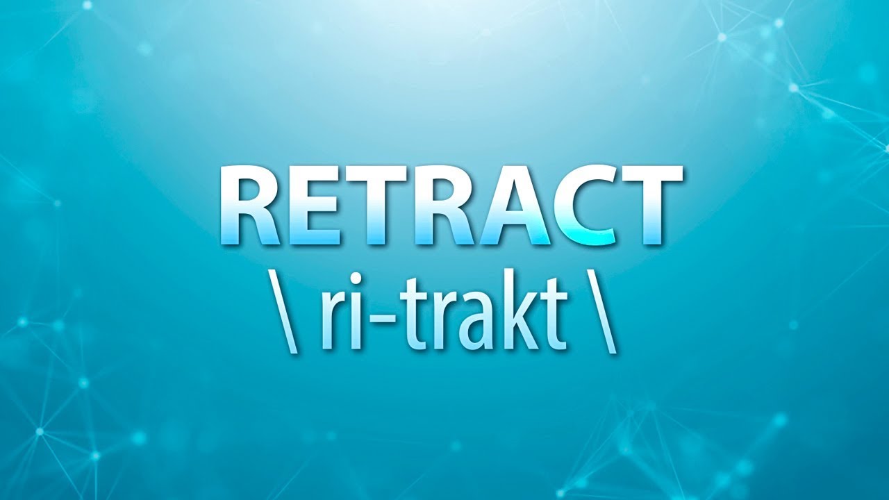 Retract Word Of The Day YouTube retract-word-of-the-day-youtube