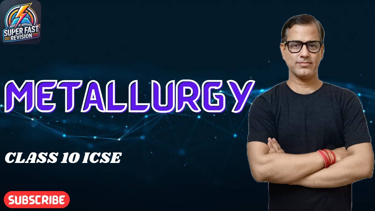 Metallurgy Class 10 ICSE | Metallurgy Chemistry ICSE Class 10 ...
