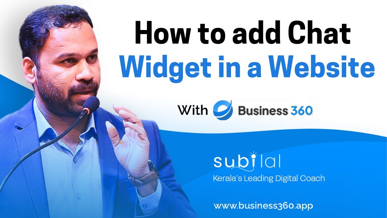 Adding chat widget in website | Subilal K - YouTube