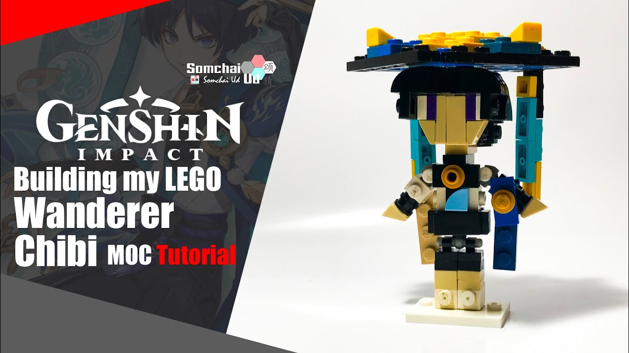 LEGO Genshin Impact Wanderer Chibi MOC Tutorial | Somchai Ud - YouTube