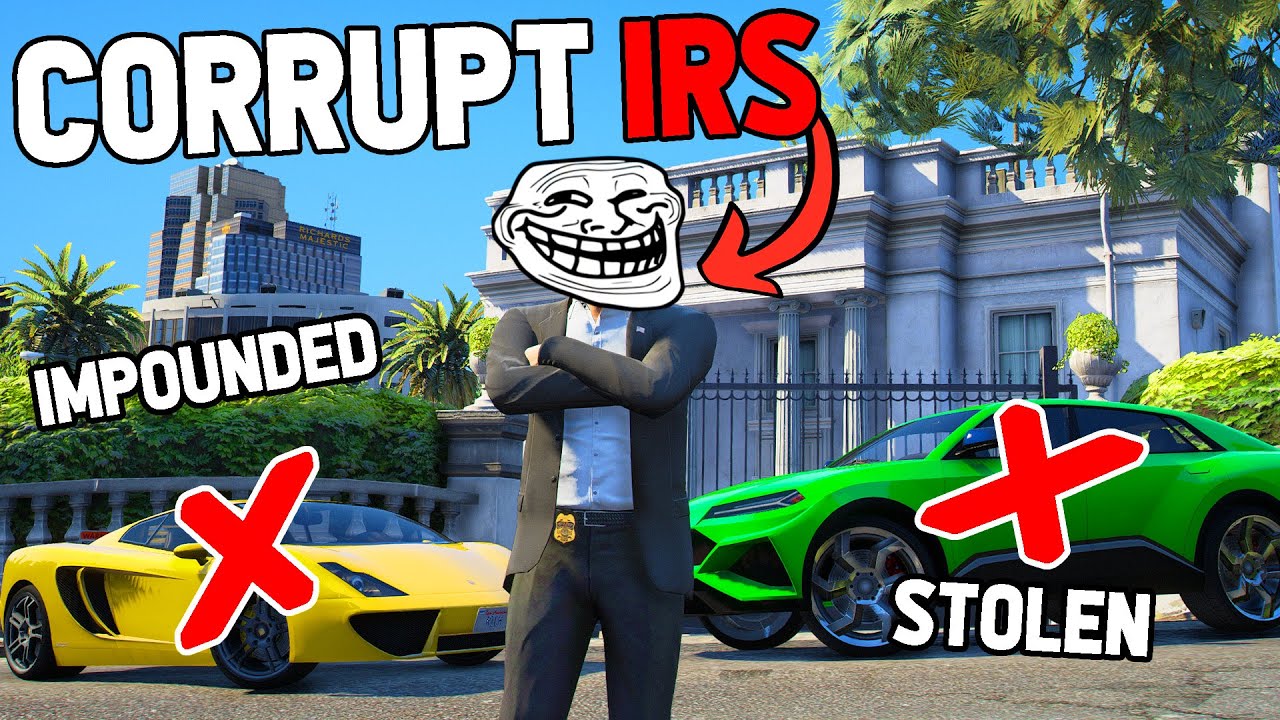 CORRUPT IRS AGENTS STEAL PLAYERS STUFF IN GTA RP - YouTube