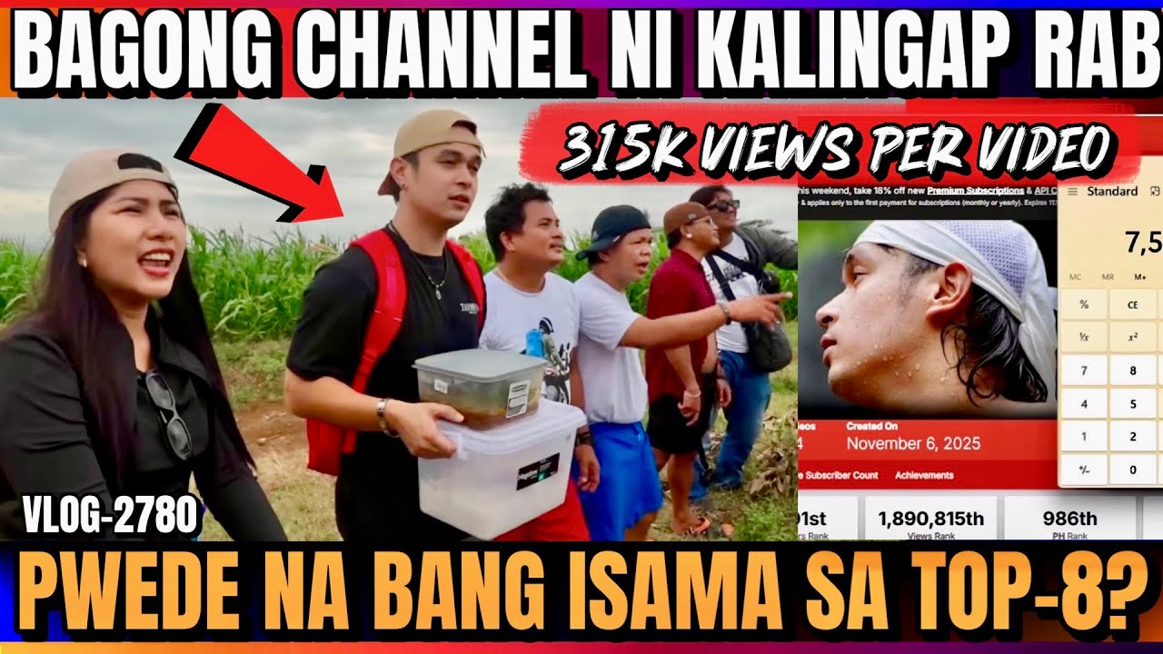 BAGONG CHANNEL NI KALINGAP RAB ANG LAKAS NG VIEWS | PWEDE NA BANG ...