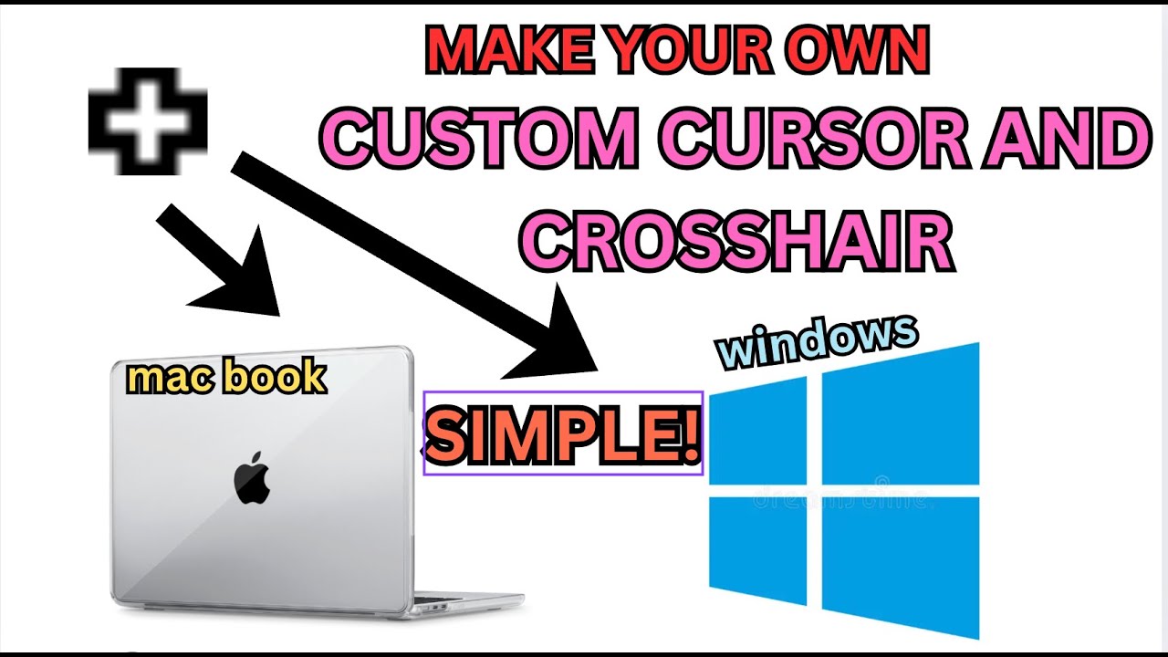 COME GET CUSTOM CURSOR + CROSSHAIR ON BOTH MACBOOK AND WINDOW PLUS ...