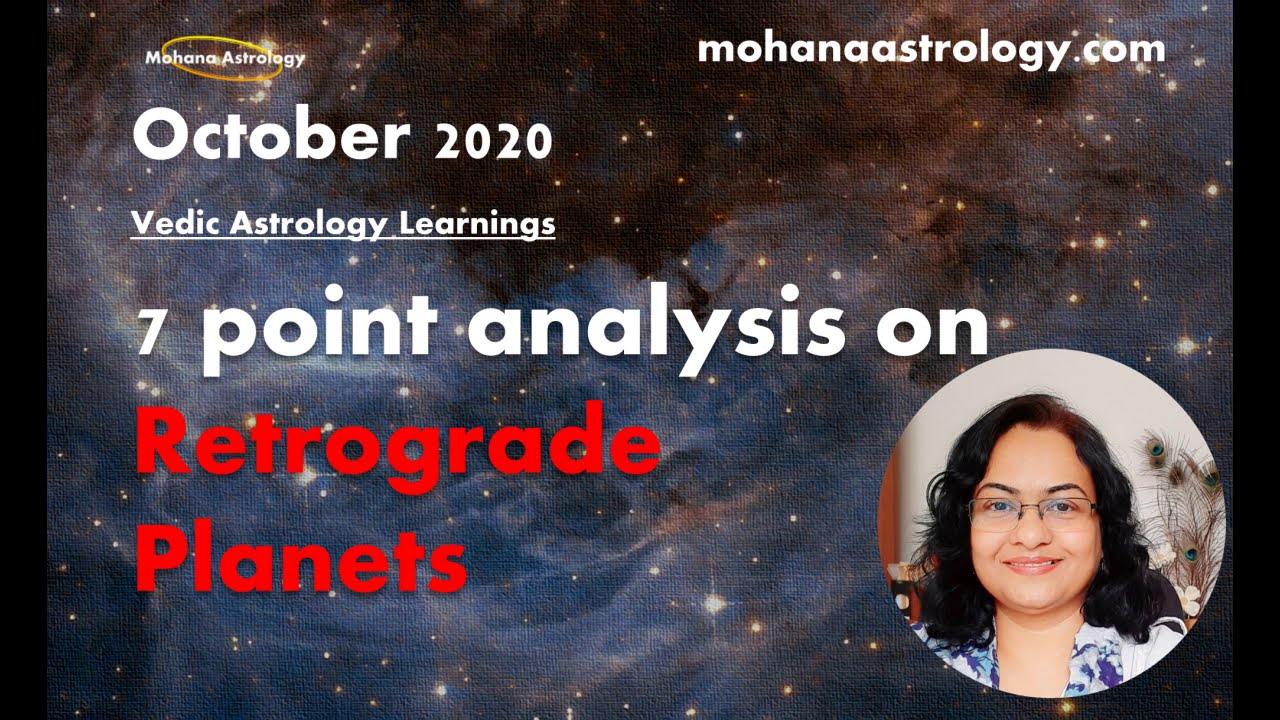 Retrograde Planets in Birth Chart - 7 Point Analysis | Vedic Astrology ...