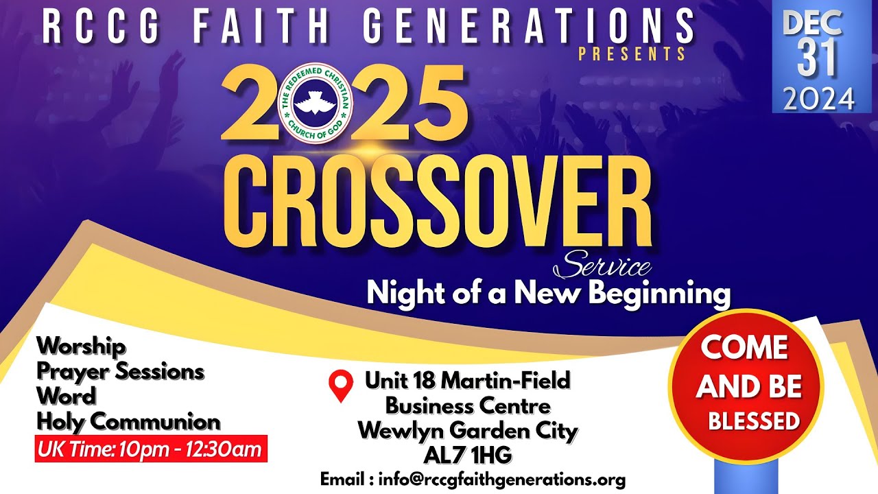 Crossover Night Service // 31st December 2024 //Live Prayer With Pastor ...
