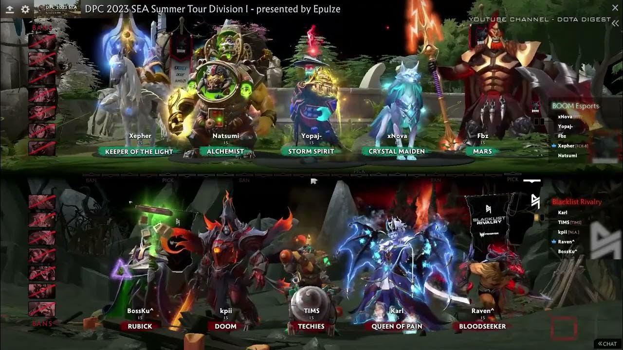 BLACKLIST vs BOOM KUKU AS POS 5 + KPII AS POS3 DPC 2023 TOUR 3 Dota 2 Highlights - YouTube