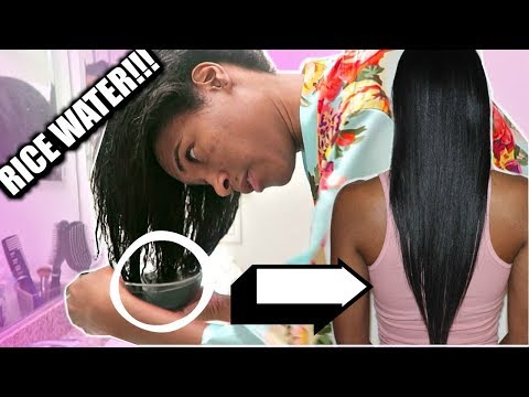 How To Grow Your Hair With Rice Water..But FAIR WARNING!