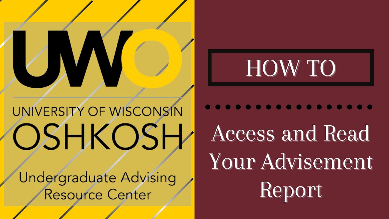 How To Access And Read Your Advisement Report YouTube how-to-access-and-read-your-advisement-report-youtube