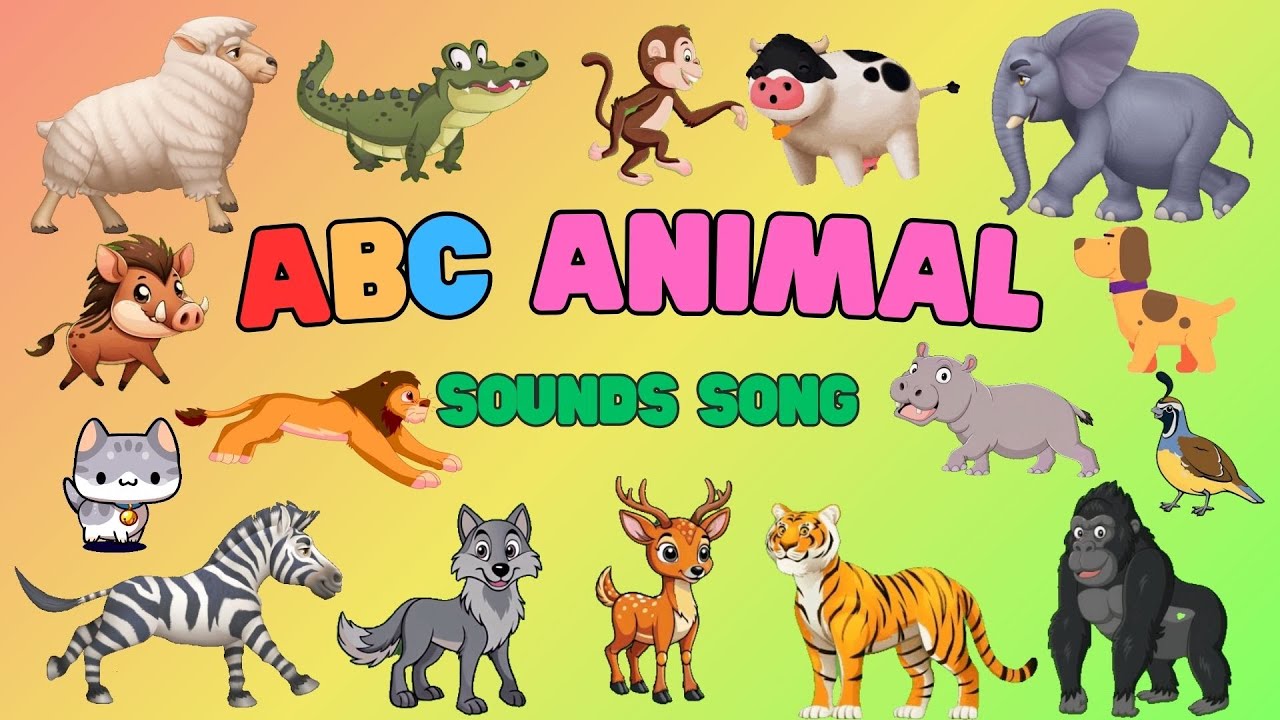 ABC Animals Song + Alphabet Animals | Learn Alphabet with Wild Animal ...