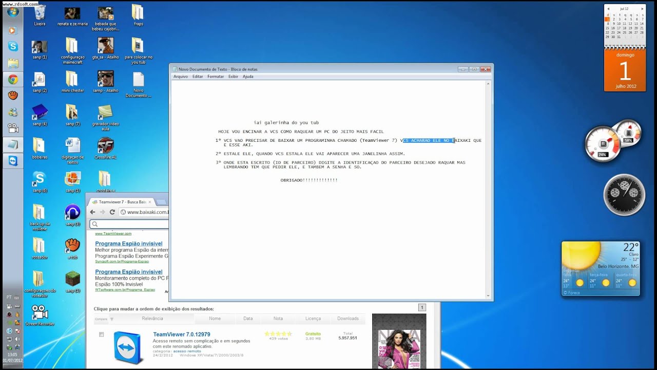 como raquear um pc - YouTube