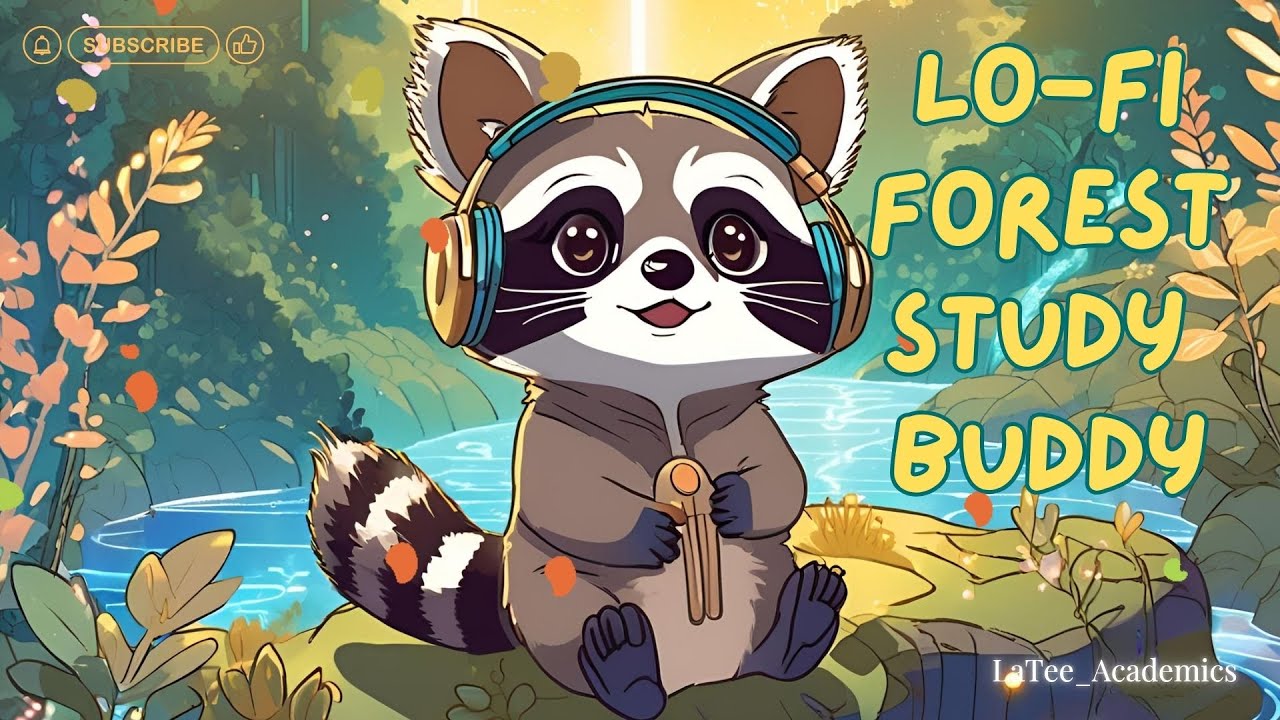 🦝Forest Study Buddy🌟Lo-fi for studying or working assignments🌟勉強用BGM・リラックス - YouTube