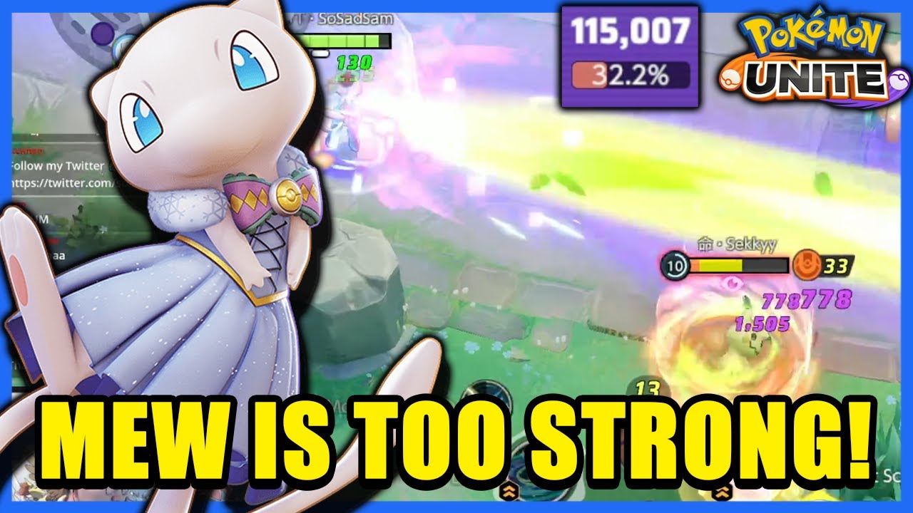 115,000 DAMAGE! MEW IS *TOO STRONG* IN THIS CURRENT PATCH! | Pokemon ...