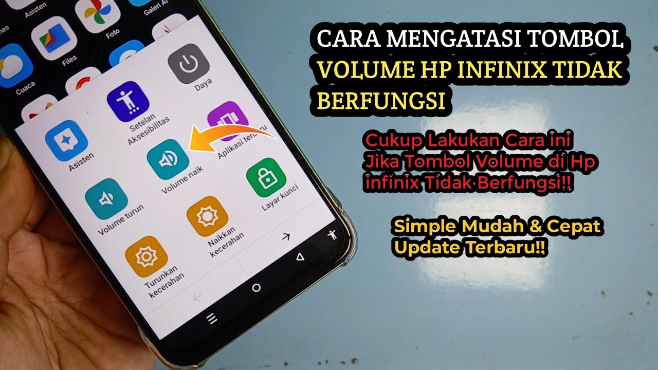 Cara Mengatasi Tombol Volume Hp Infinix Tidak Berfungsi | Tombol Volume ...