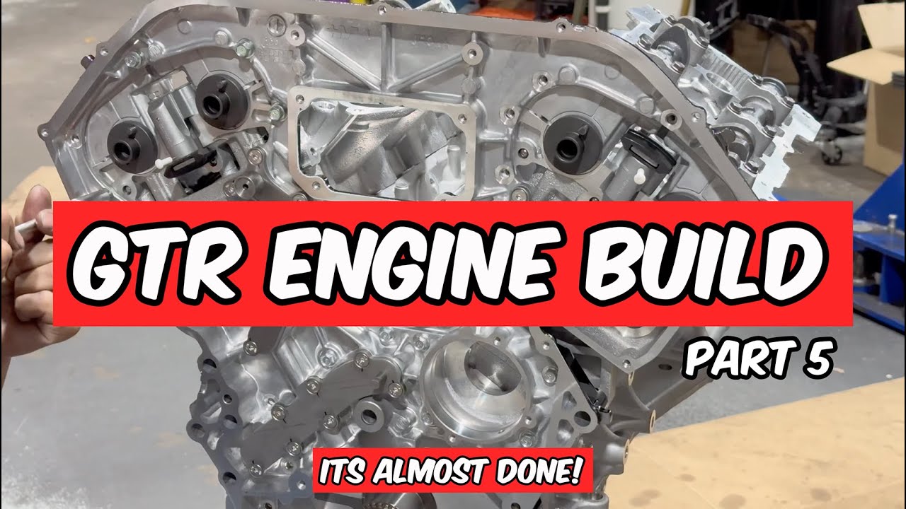 Nissan GTR Engine Assembly Part 5 - R35 VR38DETT - 1100whp-1200whp ...