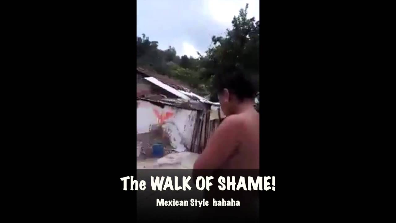 The REAL walk of shame! LOL - YouTube