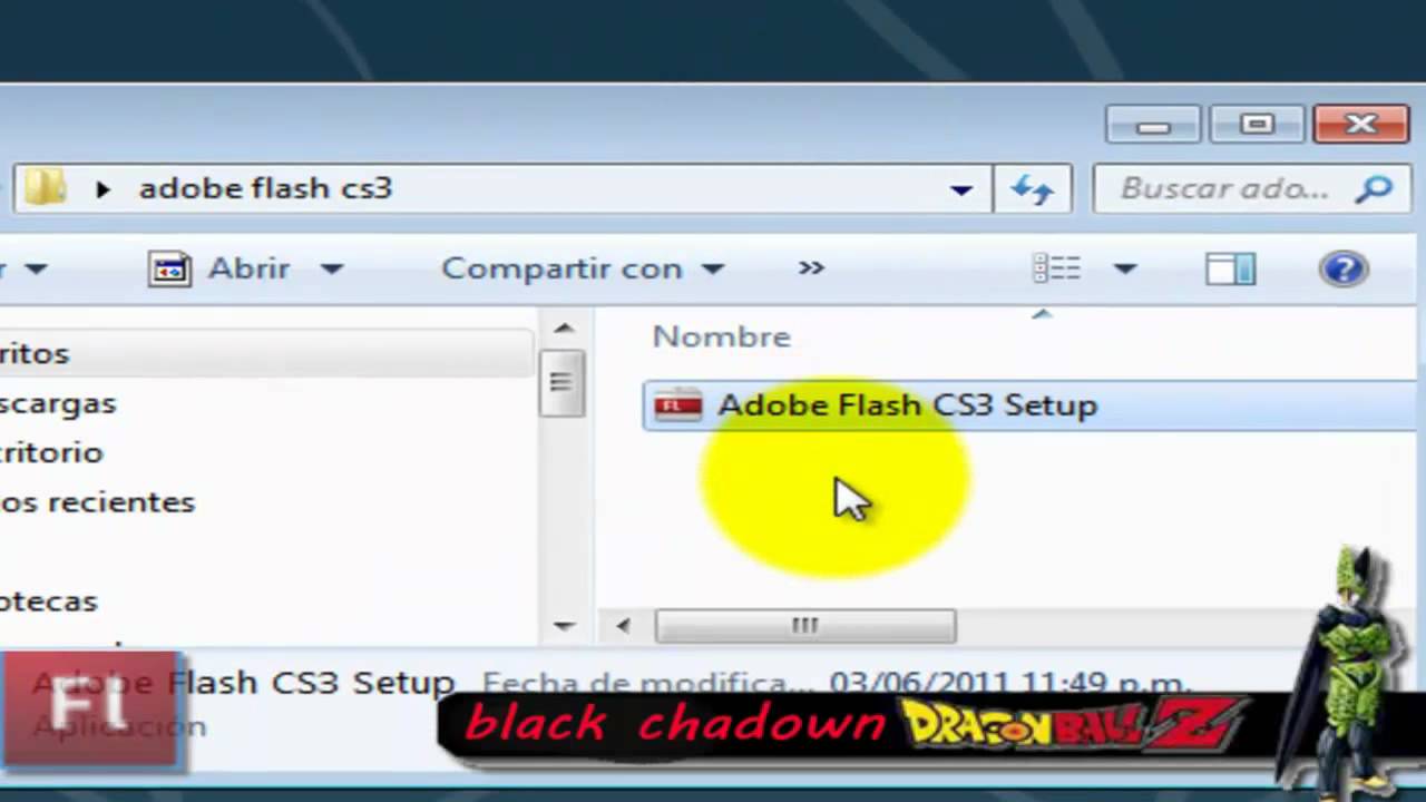 como instalar adobe flash cs3 - YouTube