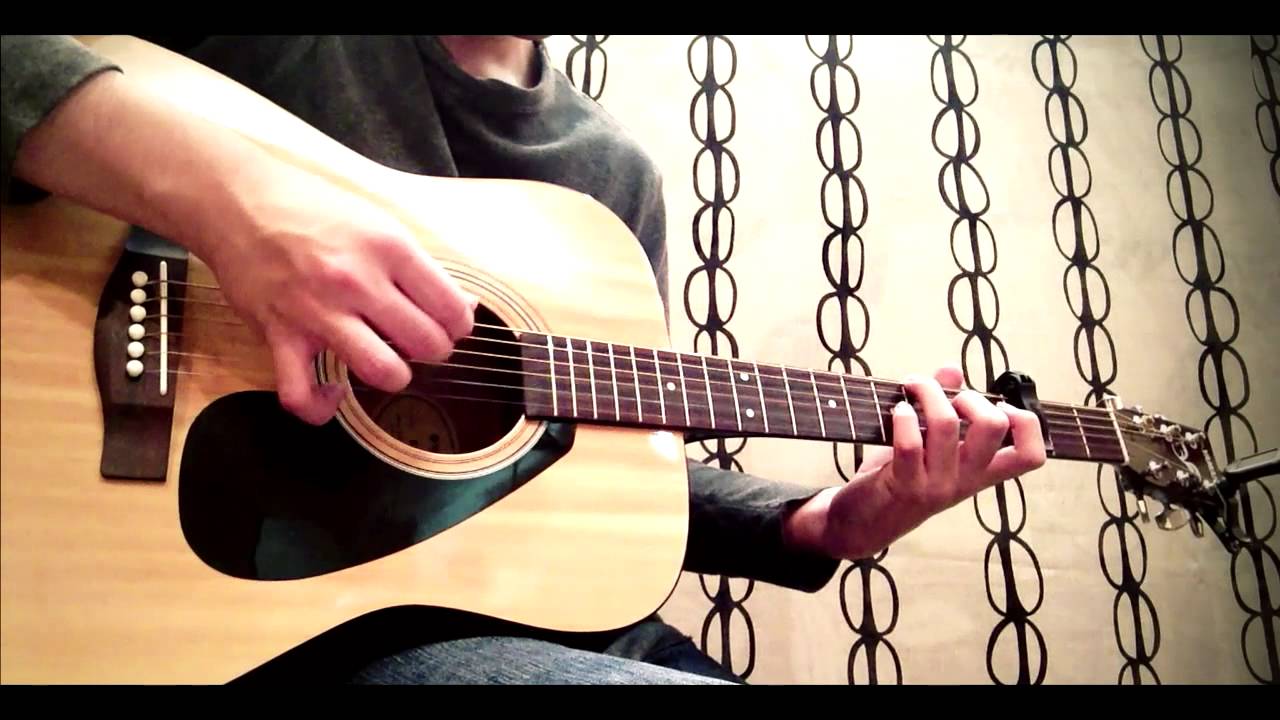 【Angel Beats! ED.】- Brave Song (Guitar cover) - YouTube