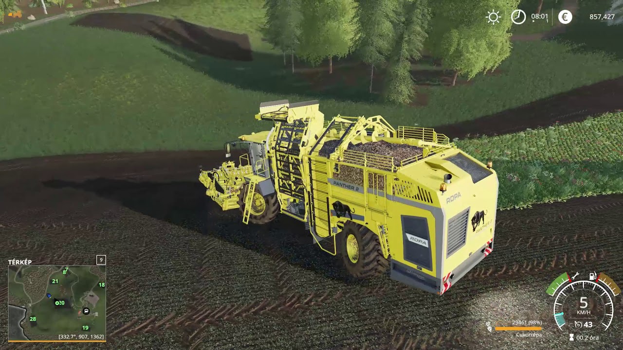 Farming Simulator 19 Sugar Beet Harvest - YouTube