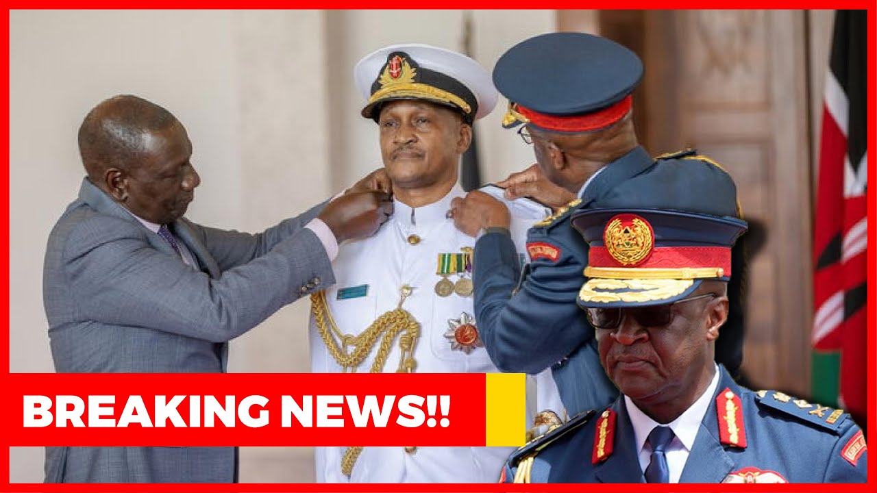 President Ruto swears in Charles Muriu as Gen. Ogolla's successor. The ...