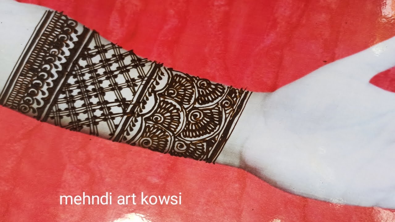 Easy Self Mehndi design for hand ||| Most attractive and Simple Mehndi ...